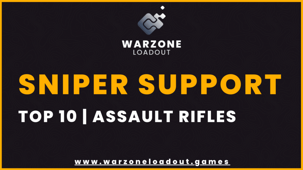 Top 10 best sniper support Assault Rifles - Warzone season 4 | Warzone ...