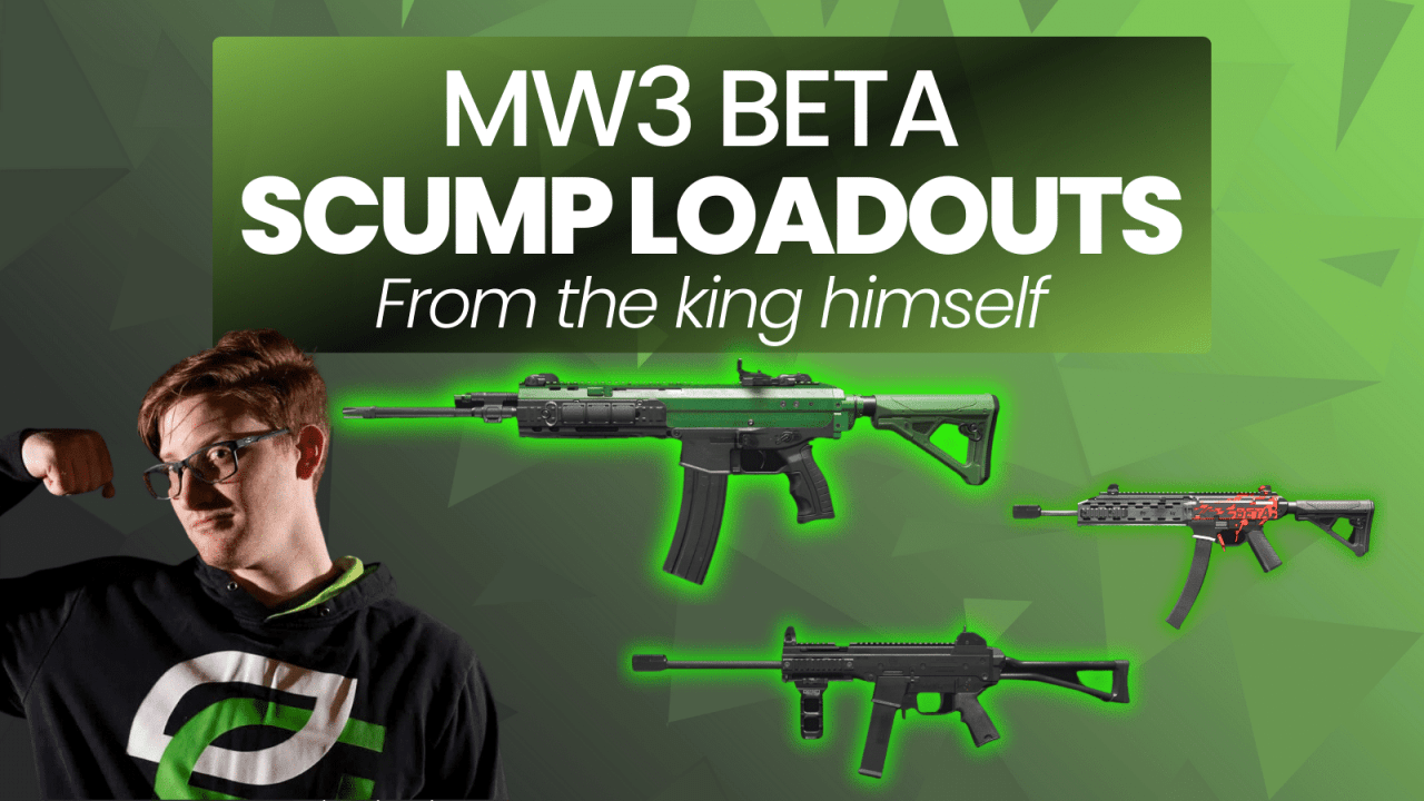 Best Meta Loadouts for MW3 Beta Multiplayer by The King of COD: Scump ...
