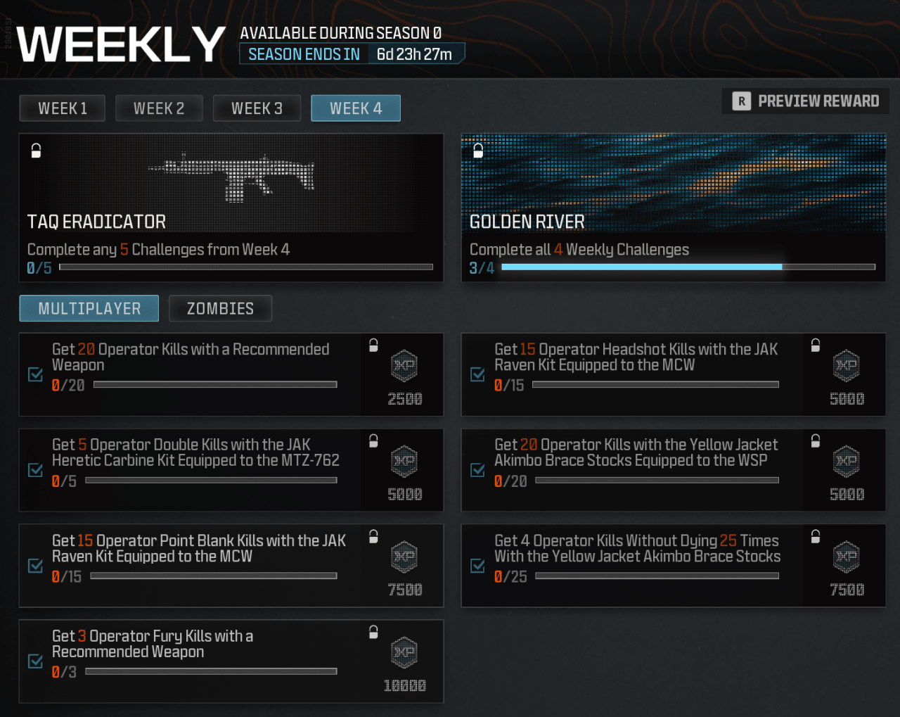 How to unlock the TAQ Eradicator in MW3: Week 4 Challenge Guide - Fury ...
