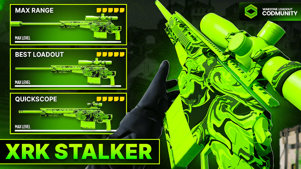 The best One Shot loadouts for the XRK Stalker - Warzone Sniper Meta ...