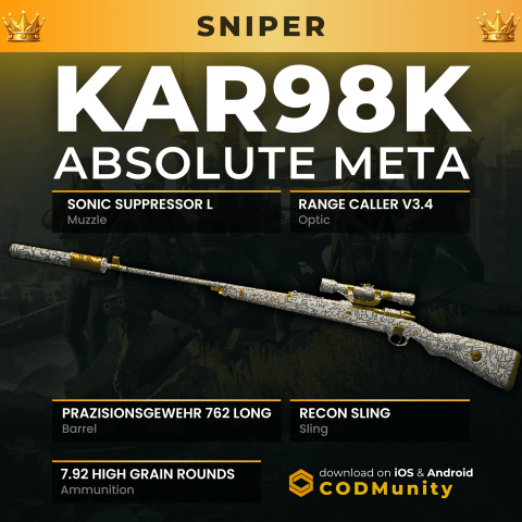 Best Kar98k Sniper Warzone Loadout – WARZONE Meta Sniper | Warzone Loadout